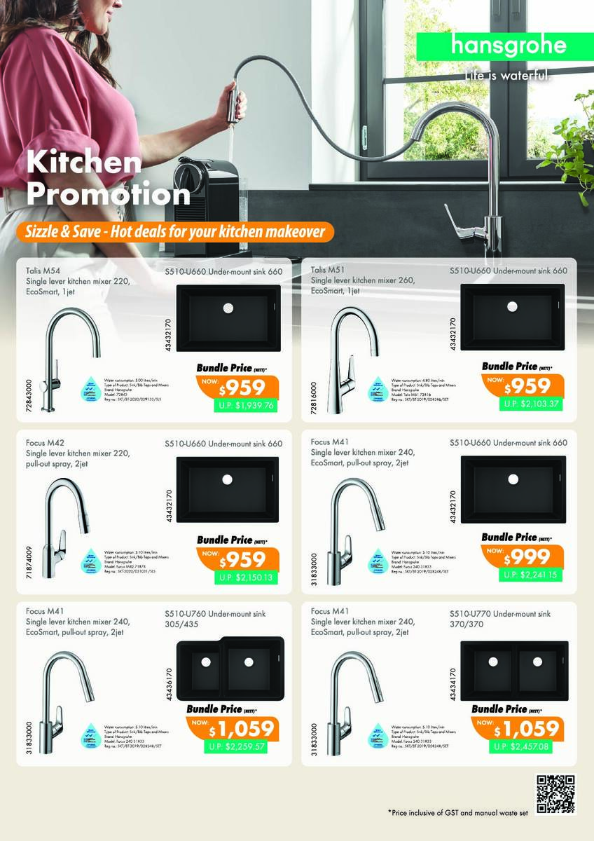 hansgrohe Kitchen Promotion 2025