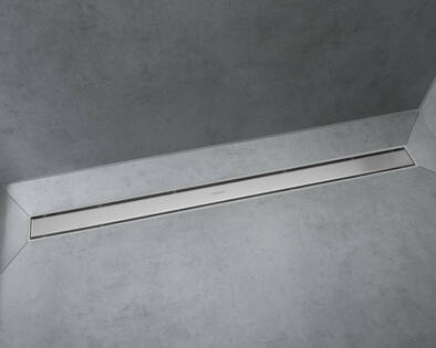 RainDrain Flex - functional and stylish shower drain channels
