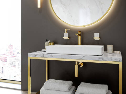 hansgrohe Accessories: AddStoris, Toilet paper holder with shelf, Item ...