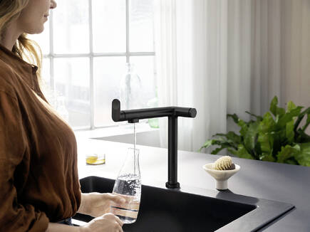 hansgrohe Porter sets: Bidette hand shower 1jet S EcoSmart for warm ...