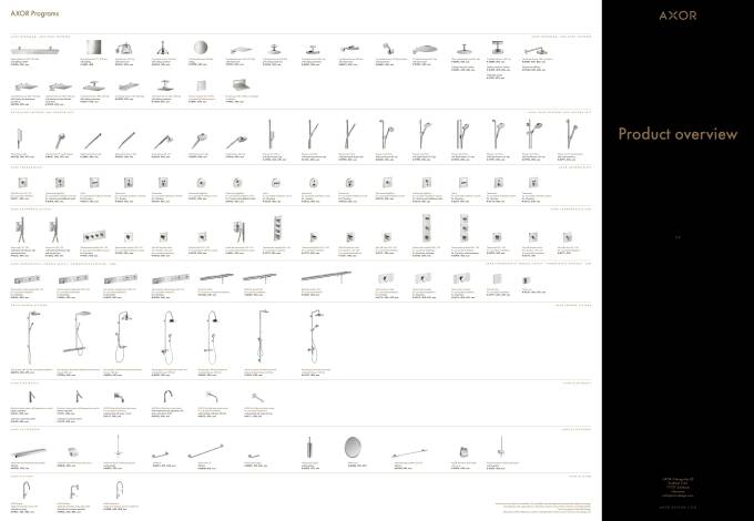 AXOR and hansgrohe catalogues and publications
