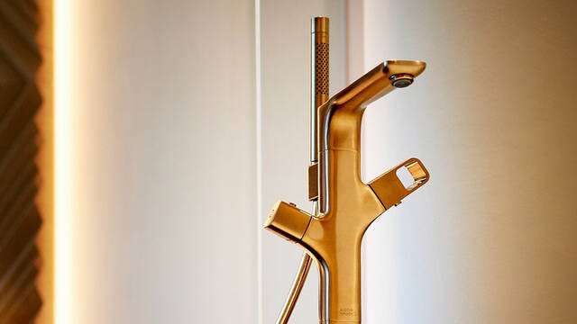 New AXOR designer faucets and showers.