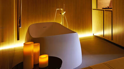 New AXOR designer faucets and showers.