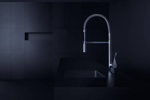 AXOR designer faucets for luxury kitchens.