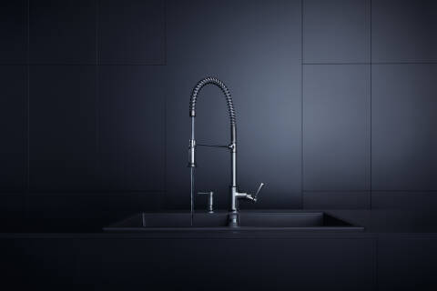 AXOR designer faucets for luxury kitchens.