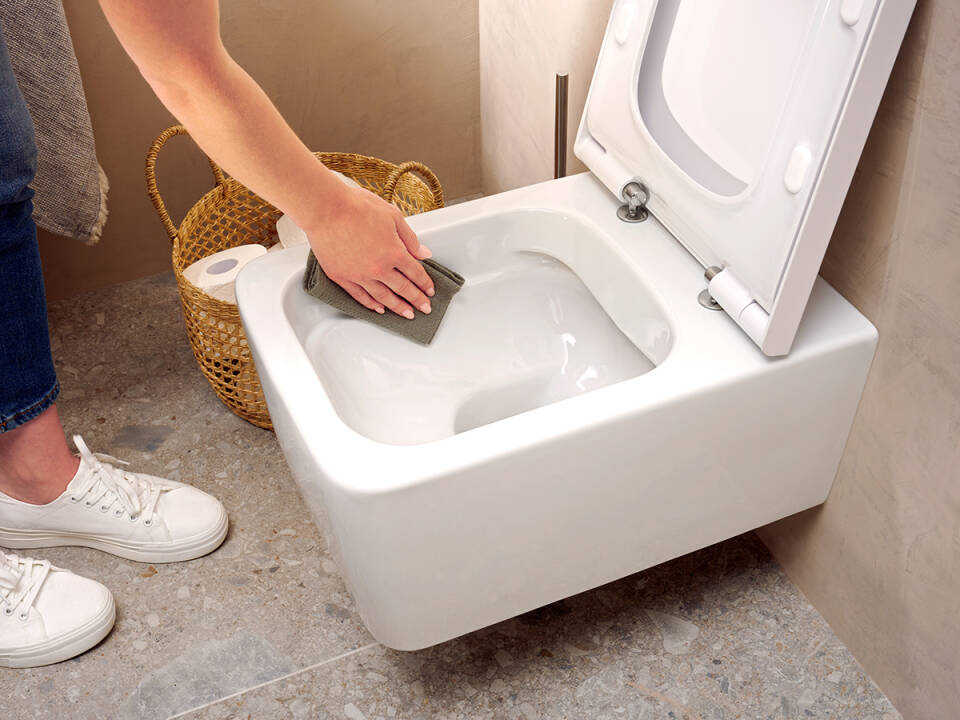 hansgrohe Toiletcombinaties: EluPura Q, Hangtoilet 540 randloos ...