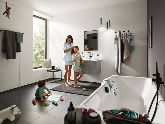 hansgrohe Mitigeurs de lavabo: Finoris, Mitigeur de lavabo 110, bonde ...