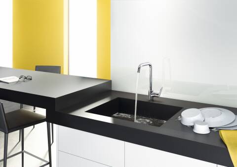 Смеситель низкого давления для кухни – это важно знать | hansgrohe RU