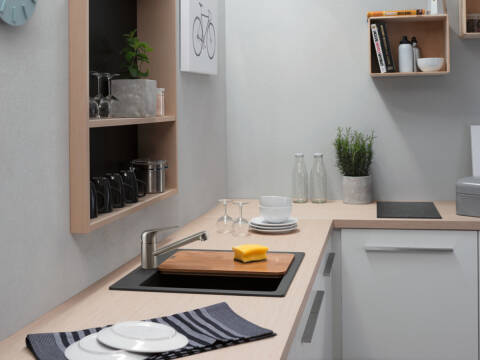 hansgrohe Baterie kuchenne: Focus M42, Jednouchwytowa bateria kuchenna ...