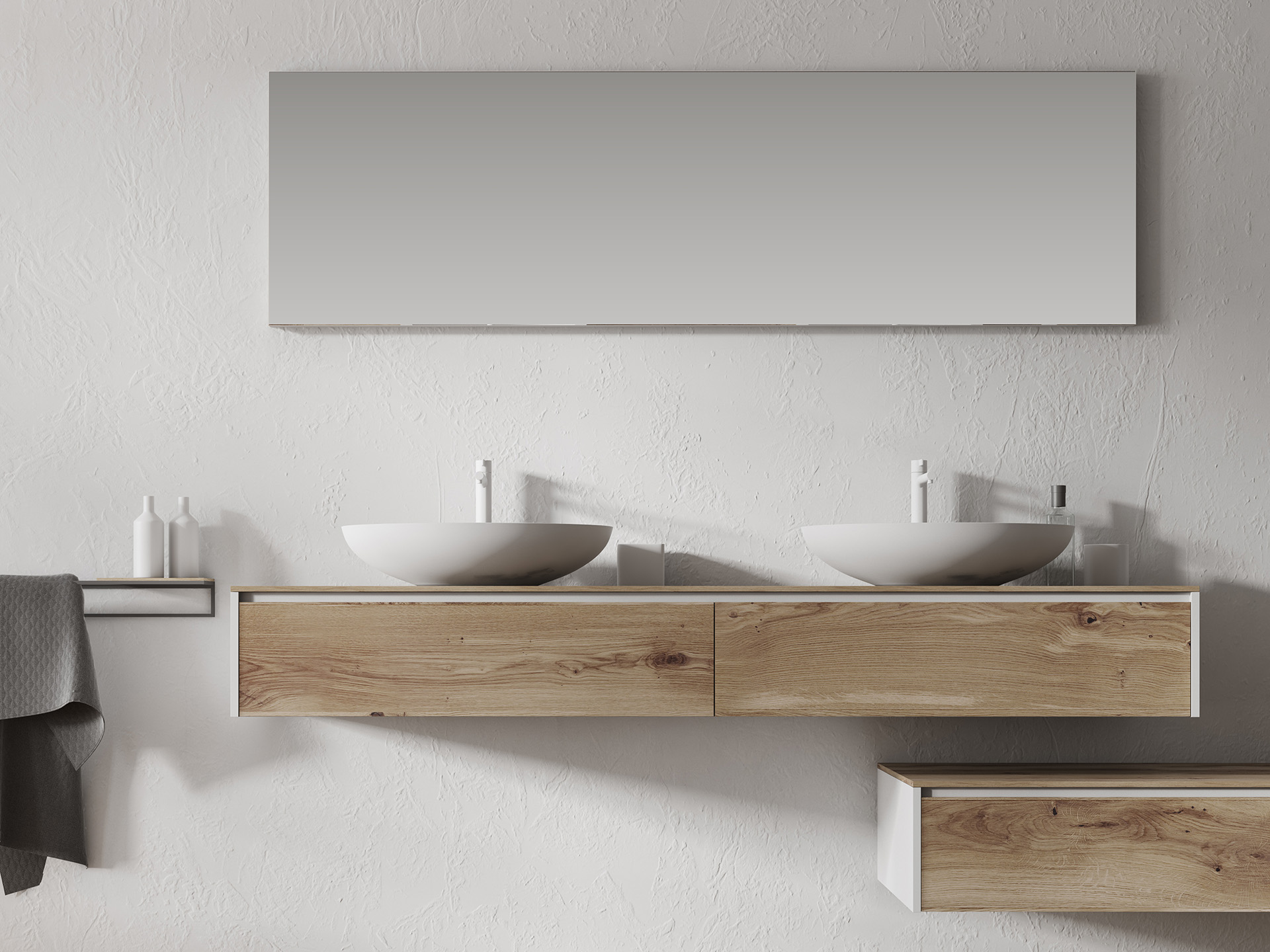 Double wash basins for your bathroom
