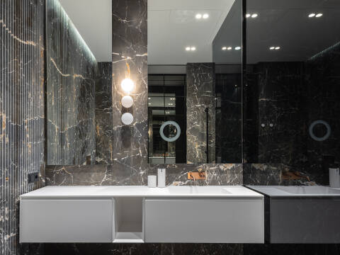 Marmor im Badezimmer