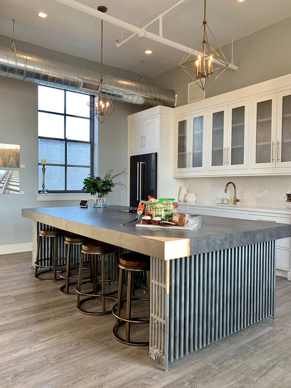 Industrial-style kitchens
