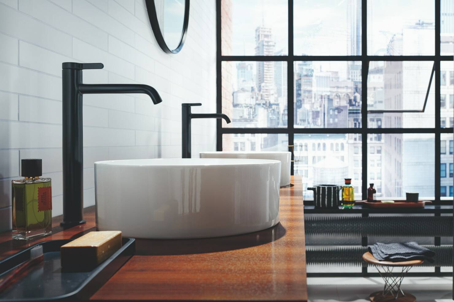 Slender faucet with new interaction: AXOR One