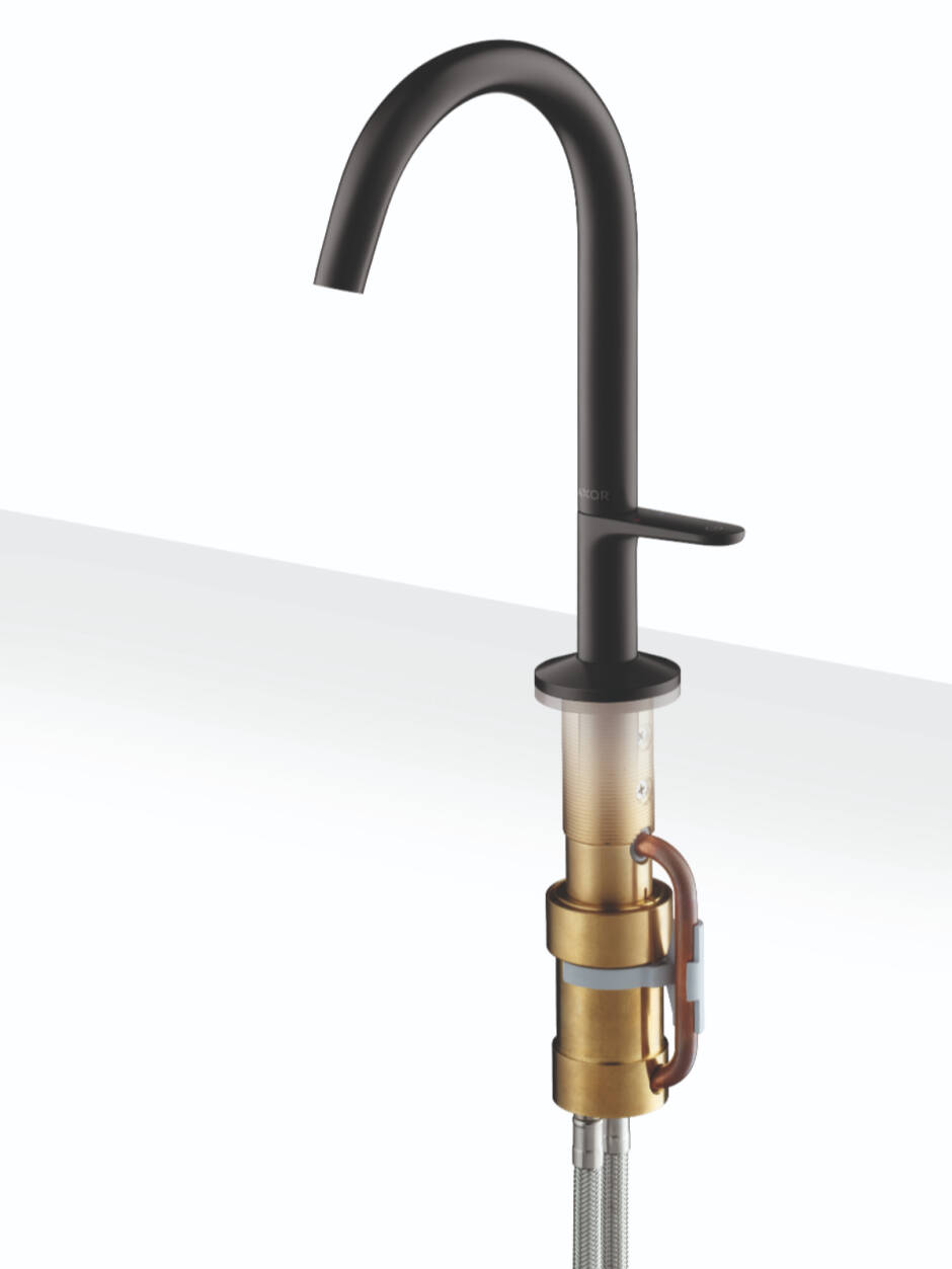 Slender faucet with new interaction: AXOR One