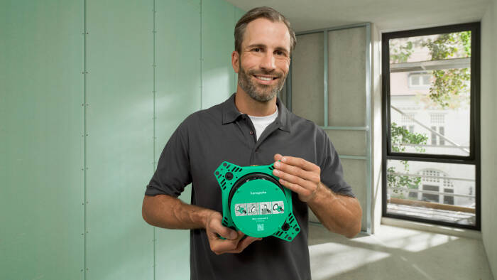 iBox universal 2: The concealed installation base set for the bathroom