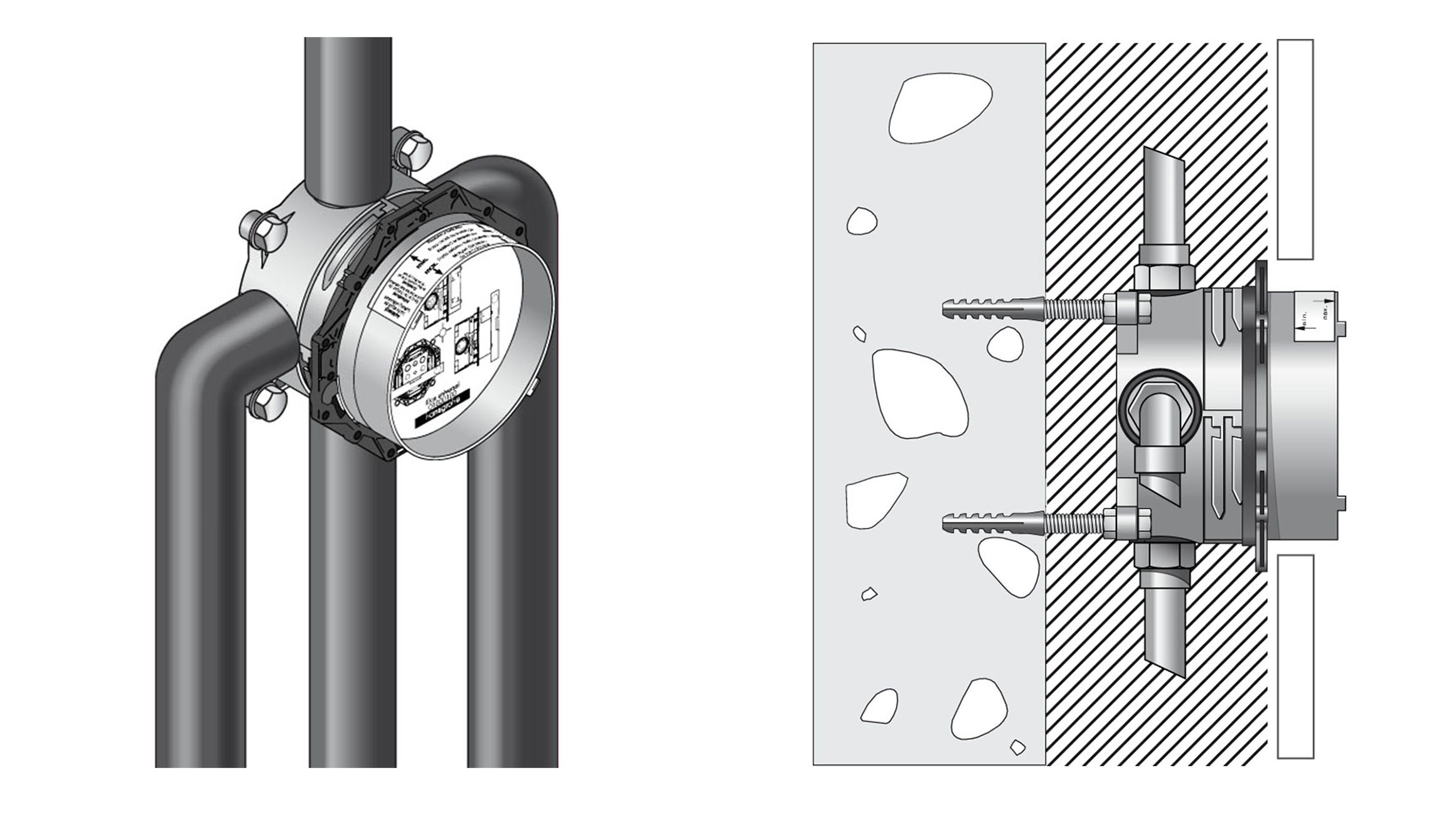 iBox universal: installation technology | Hansgrohe Pro INT
