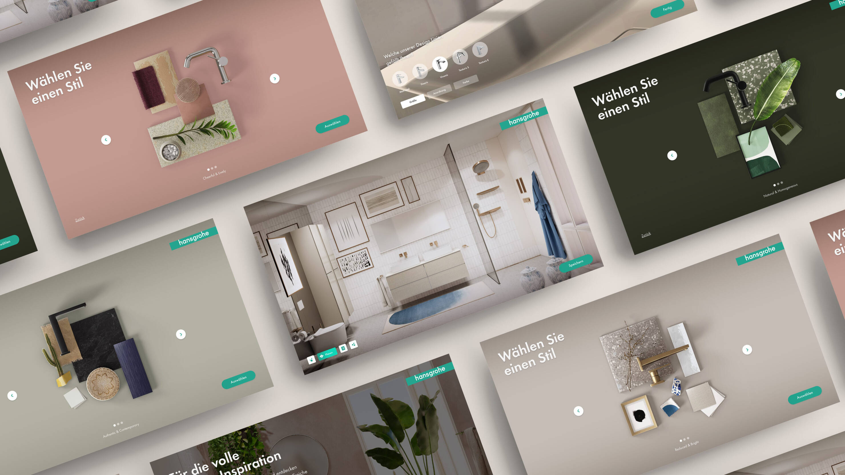 Outil de conception de salle de bain 3D - hansgrohe Inspirator