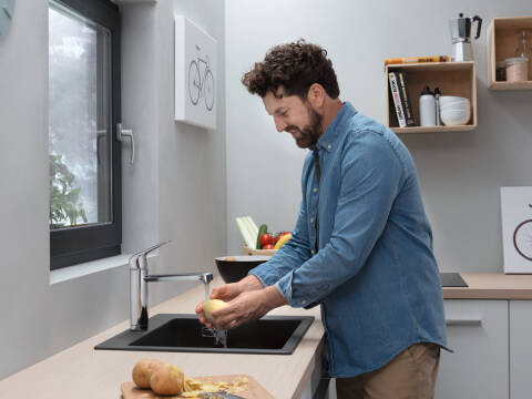 hansgrohe Baterie kuchenne: Focus M42, Jednouchwytowa bateria kuchenna ...