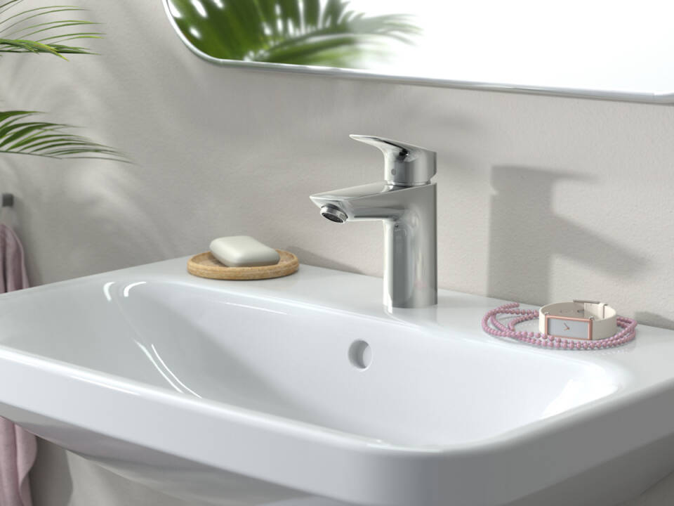 hansgrohe Washbasin mixers: Logis, Single lever basin mixer for ...
