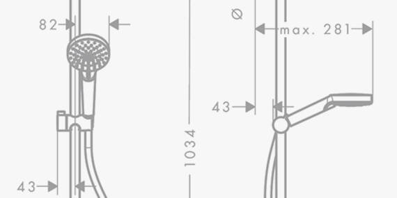 hansgrohe Sifons/hoekstopkranen: Buissifon standaardmodel, Art.-nr ...