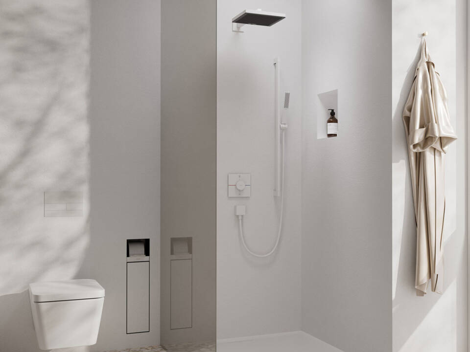 hansgrohe Shower rail sets: Pulsify E, Shower set 100 1jet EcoSmart ...
