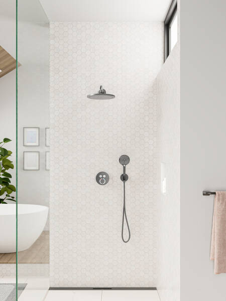 Modern shower mixers for concealed and exposed installation