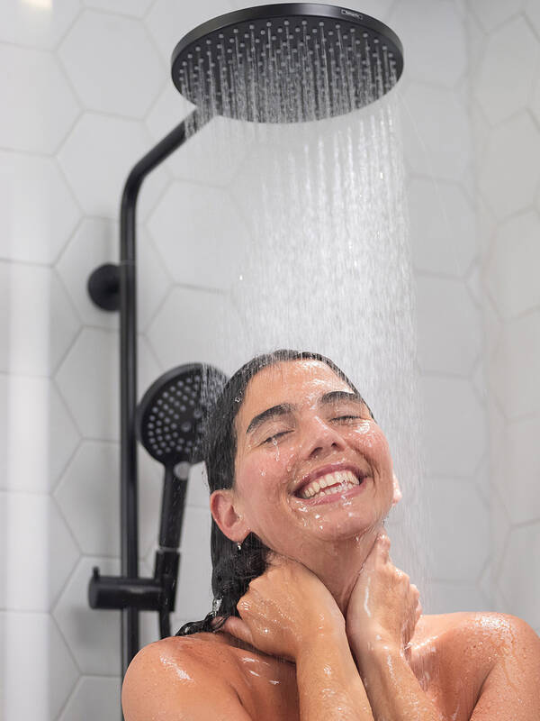 Raindance: a large shower, lots of fun | showering deluxe