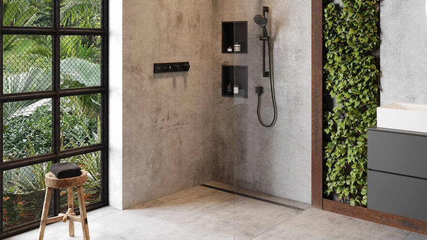 Walk-in showers – a guide to floor-level planning