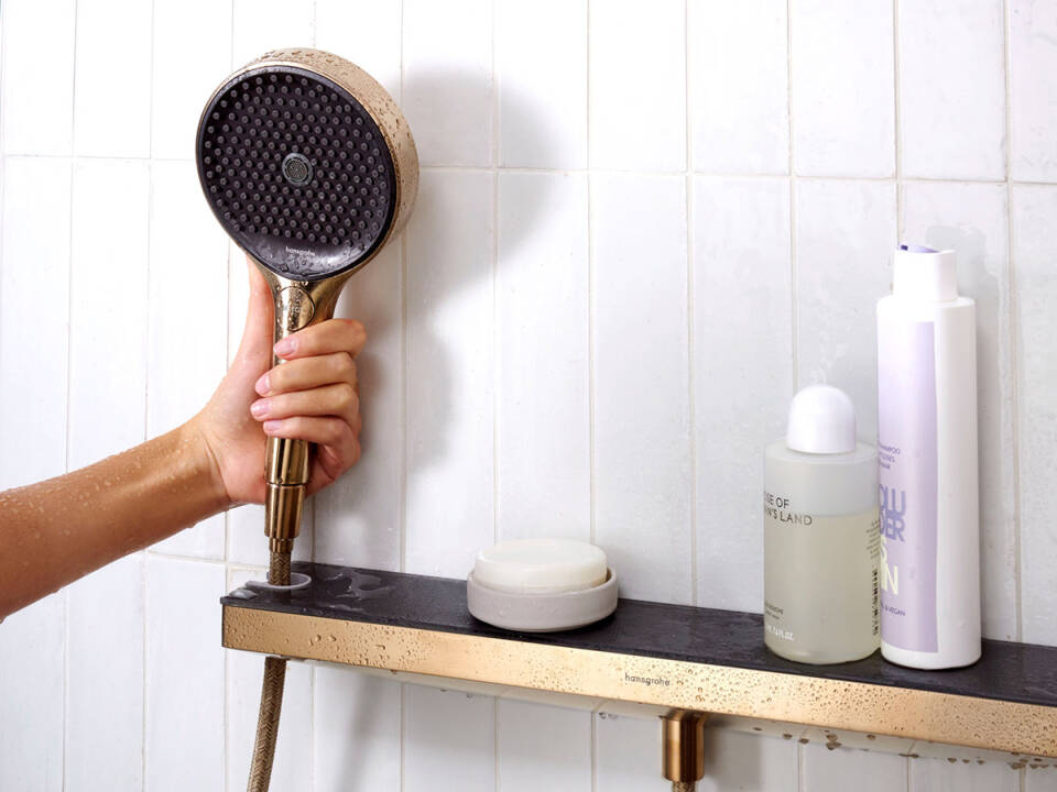 hansgrohe Shower pipes: Rainfinity, 1 spray mode, Item No. 26853000