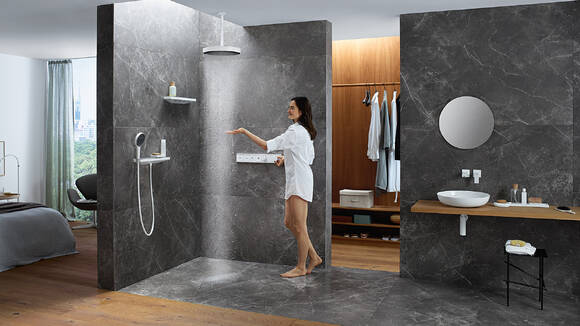 Overhead showers for your rain shower