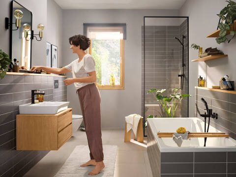 Rebris E Wannenarmaturen: 2 Verbraucher, Chrom, Art.-Nr. 72468000