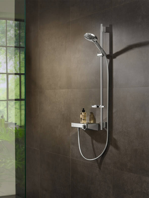 Velvet soft showering sensation: PowderRain spray