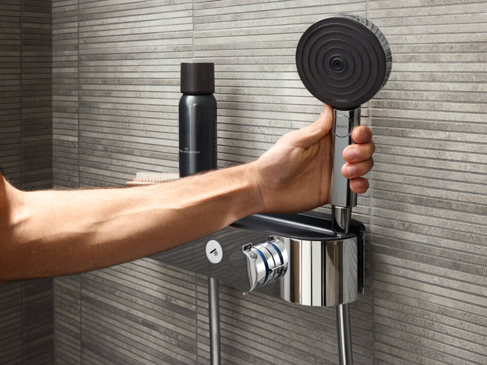 hansgrohe Tubos de ducha: Pulsify S, 2 tipos de spray, ref. 24240670