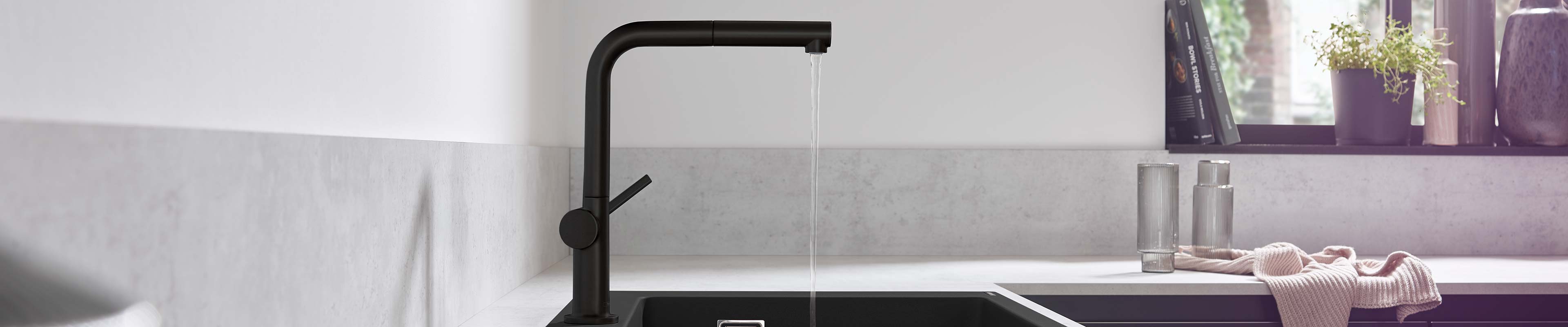 Minimalistic kitchen faucet, affordable price