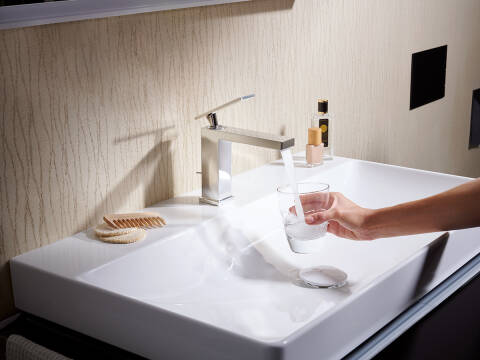 hansgrohe Washbasin mixers: Tecturis E, Single lever basin mixer 110 ...