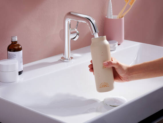 hansgrohe Washbasin mixers: Tecturis S, Single lever basin mixer for ...