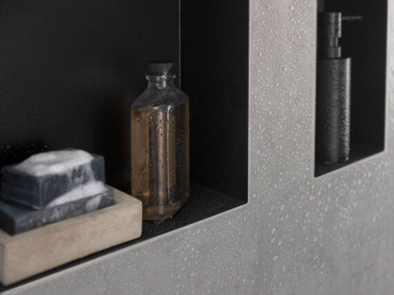 hansgrohe Accessories: XtraStoris Minimalistic, Wall Niche Frameless 12 ...
