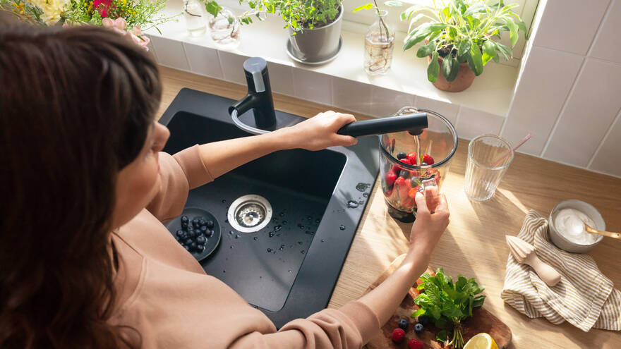 Kitchen taps: helping hands in the kitchen