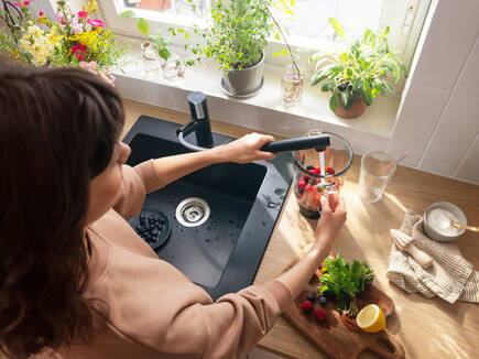 ShowerSelect Comfort E Brausearmaturen: Einhebel, 2 Verbraucher, Chrom ...