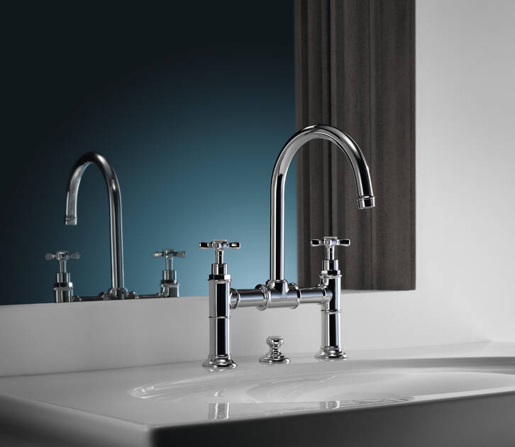 AXOR Washbasin mixers: AXOR Montreux, 2-handle basin mixer 220 with ...