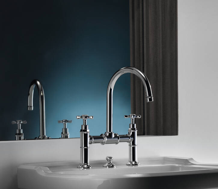 AXOR Washbasin mixers: AXOR Montreux, 2-handle basin mixer 220 with ...