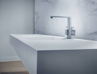 AXOR Washbasin mixers: AXOR Edge, Single lever basin mixer 190 with ...
