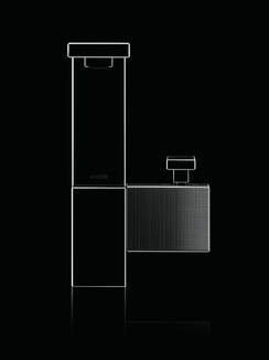 AXOR Washbasin mixers: AXOR Edge, Single lever basin mixer 190 with ...