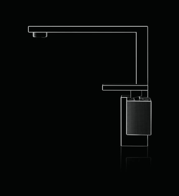 AXOR Washbasin mixers: AXOR Edge, Single lever basin mixer 190 with ...