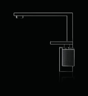 AXOR Washbasin mixers: AXOR Edge, Single lever basin mixer 190 with ...