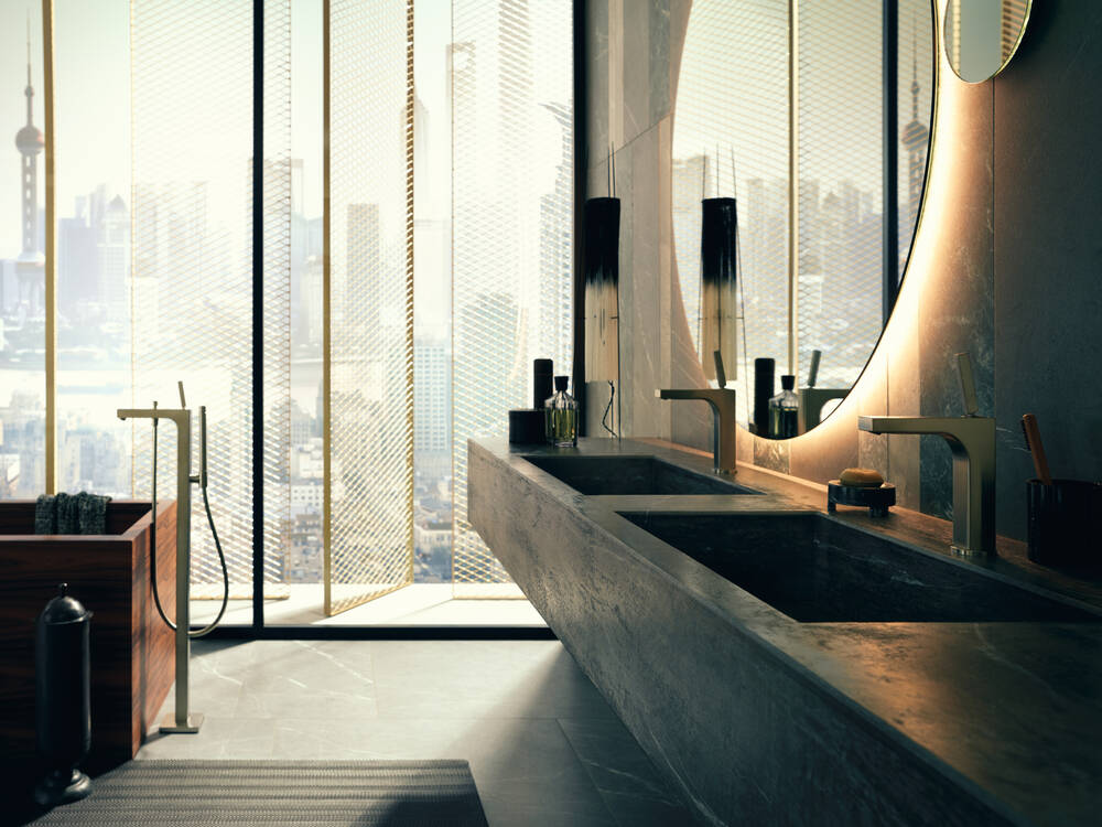 AXOR Citterio Bath mixers: 2 functions, Chrome, Item No. 39451000 ...