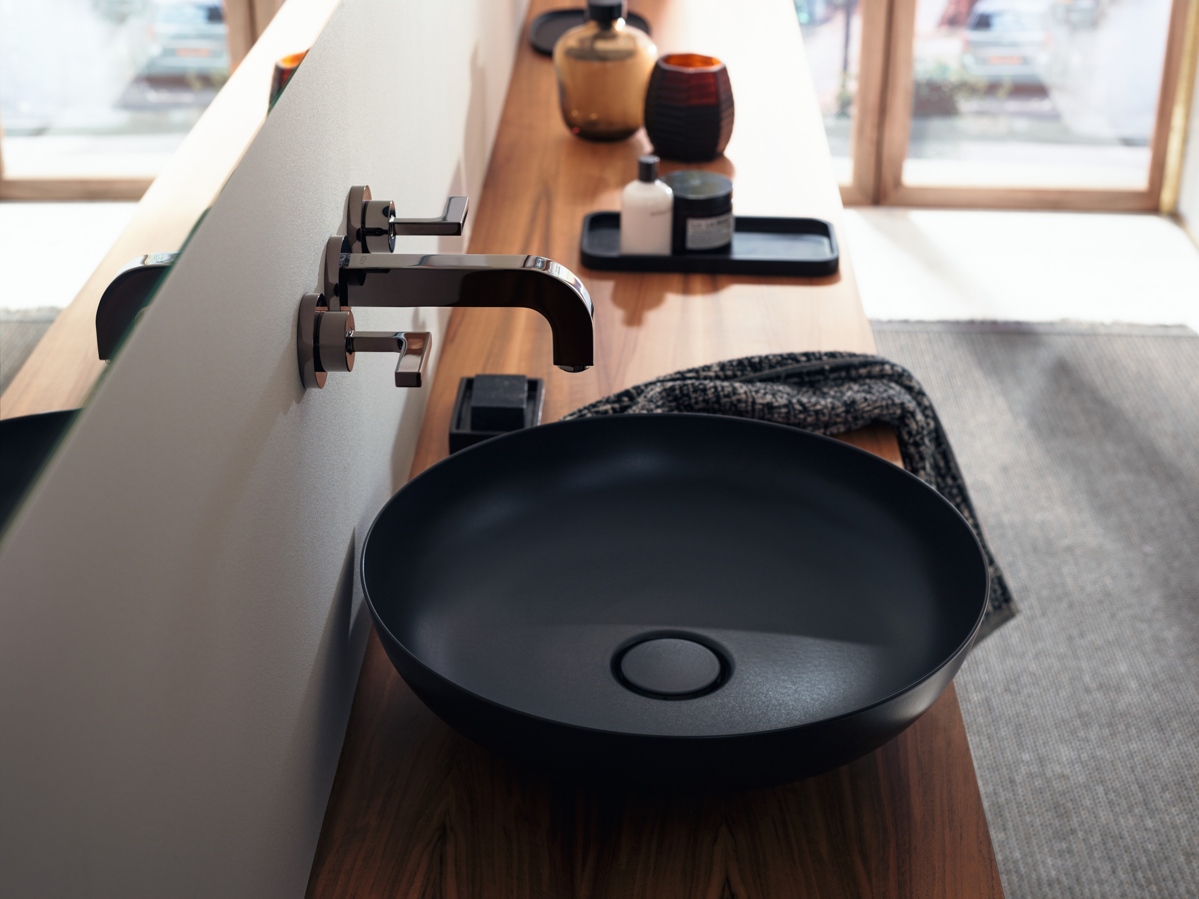 AXOR Washbasin mixers: AXOR Citterio, 3-hole basin mixer for concealed ...