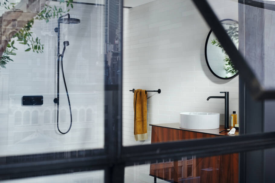 AXOR One Shower mixers: designed to run multiple outlets, chrome, Item ...