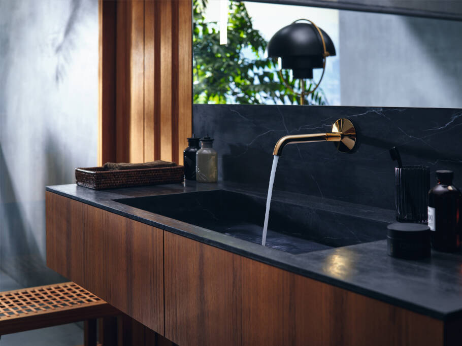 AXOR Washbasin mixers: AXOR One, Basin mixer for concealed installation ...