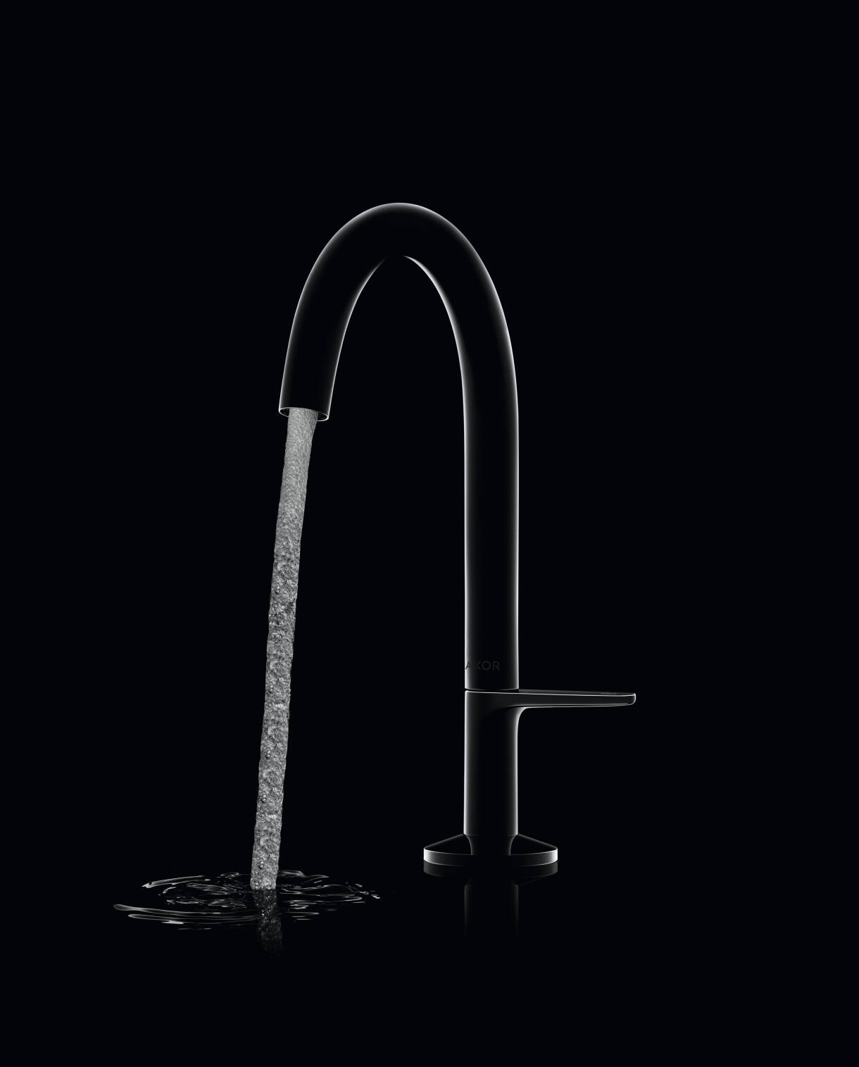 AXOR Håndvaskarmaturer: AXOR One, Håndvaskarmatur Select 170 med push ...